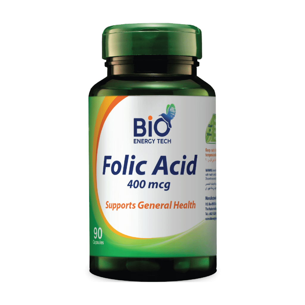 Folic Acid 400 mcg | Pregnancy and Heart Health Support | Halal ...